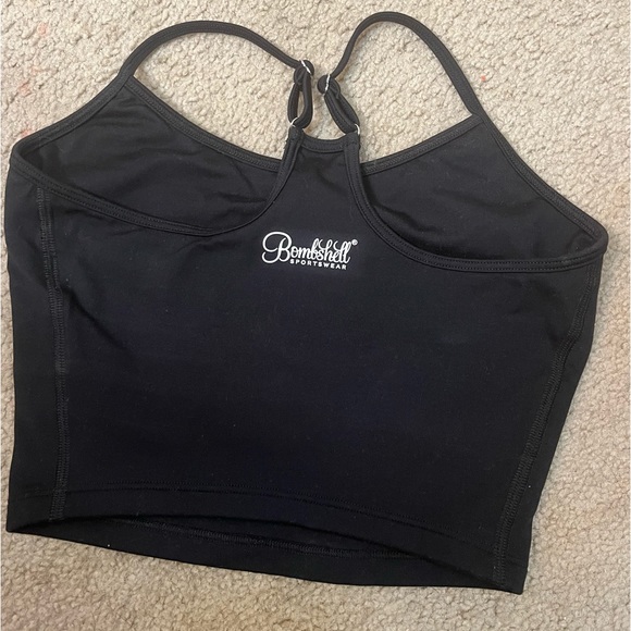 Bombshell Sportswear | Tops | Bombshell Sportswear Crop Tank | Poshmark